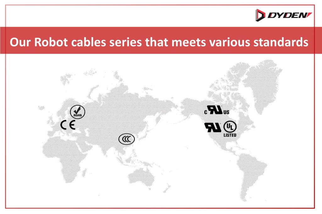 Various standards for Robot cables | DYDEN CORPORATION